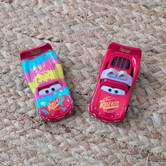 Disney | Toys | Easter Pixar Disney Cars Rusteze Racing Duo Red And ...